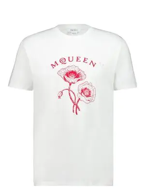 Alexander McQueen And Poppy T-shirt - Red