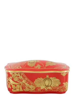 GINORI 1735 Rubrum Oriente Italiano Trinket Box - Red