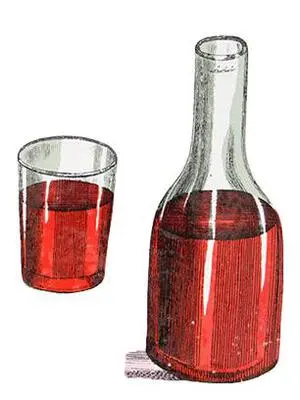 ASTIER DE VILLATTE Wine Decanter And Glass Soup Plate - Red