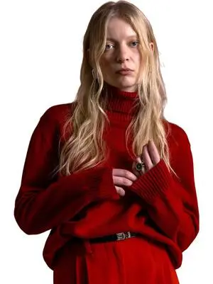 Givenchy Wool Cashmere Turtleneck Sweater - Red