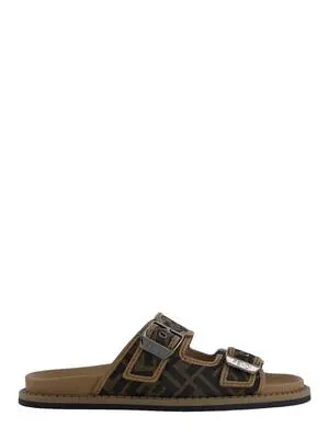 Fendi Feel Sandals - Brown