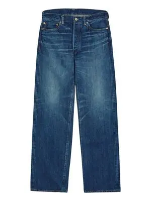 BLUE BLUE Relaxed Wide-leg Jeans - Blue