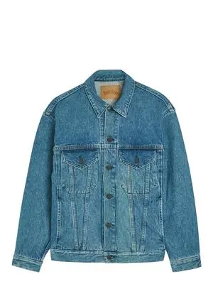 BLUE BLUE Panelled Denim Jacket - Blue