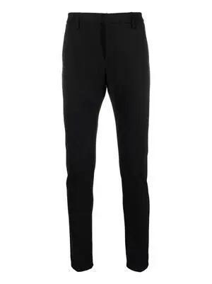 DONDUP Slim-cut Trousers - Black