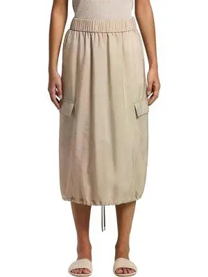 Peserico Side-pocket Midi Skirt - Neutrals