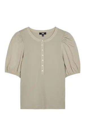 PAIGE Stretch-Cotton Top