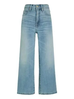 GOOD AMERICAN Good American Good Waist Palazzo Cropped Jeans