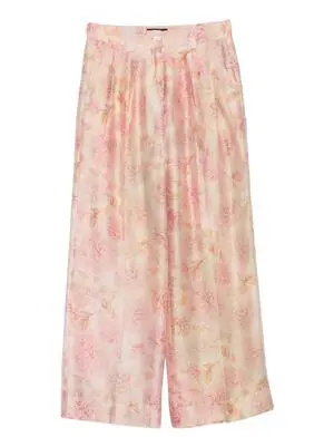 Seventy Floral Print Palazzo Pants - Neutrals