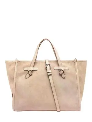 GIANNI CHIARINI Miss Marcella 32 Tote Bag With Contrast Trim - Neutrals