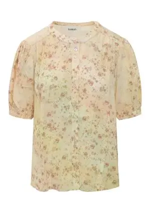 Ba&sh Floral Print Button Shirt - Neutrals