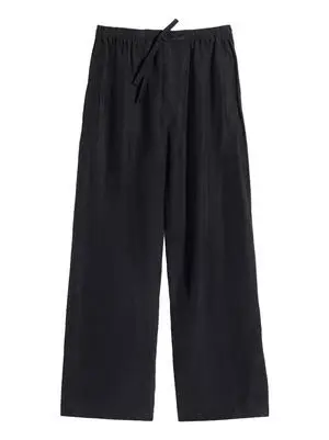 LEMAIRE LEMAIRE Drawstring Trousers Black