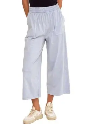 THREADS 4 THOUGHT Alva Mineral Wash Pull-On Wide Leg Capri Pants