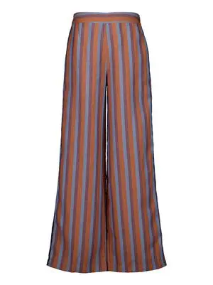 PAULA Dora Striped Linen Pants - Multicolour
