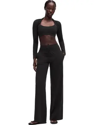 Lululemon Groove High-rise Wide-leg Pant - Black