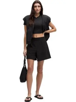 Lululemon Breezily Mid-rise Short 6 - Black