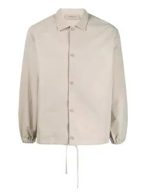 Fear Of God Graphic-print Shirt Jacket - Neutrals