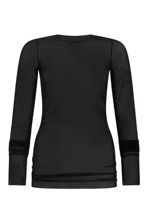 Rick Owens Long-sleeved T-shirt - Black