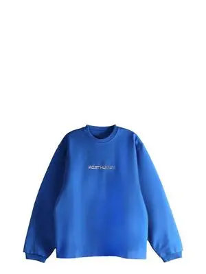 ADER ERROR Crewneck Pullover Sweatshirt - Blue