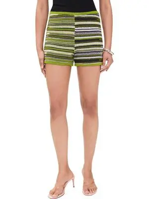 Proenza Schouler White Label Jenna Knit Shorts - Apple Multi