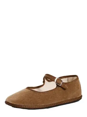 VIBI VENEZIA Velvet Mary Jane Flats - Torcello