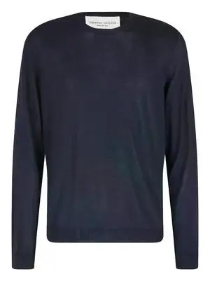 ROBERTO COLLINA Crew Neck Sweater Blue