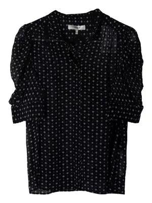 FRAME Printed Button Down Shirt - Blue