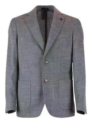 BRERA Single-breasted Blazer - Grey