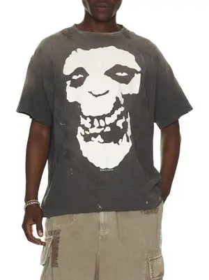 SAINT MXXXXXX Always Lovex Bape Short Sleeve Tee - Black