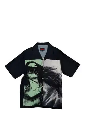 PLEASURES Horse Hair Shirt - Black