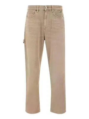Iceberg Five-pocket Carpenter Jeans - Neutrals