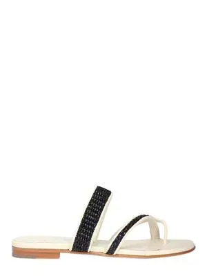 Manolo Blahnik Susara Thong-strap Sandals - Neutrals