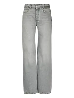 ANINE BING Hugh Wide-leg Jeans - Grey