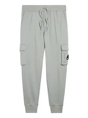 Moose Knuckles Hartsfield Tapered-leg Cotton Cargo Sweatpants - Grey
