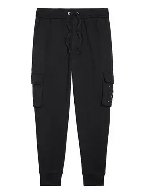 Moose Knuckles Hartsfield Tapered-leg Cotton Cargo Sweatpants - Black