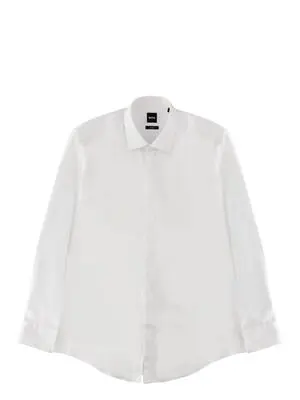 BOSS Long Sleeve Shirt - White