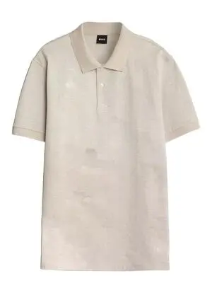 BOSS Short-sleeve Polo Shirt Neutrals