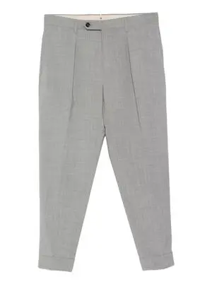 BERWICH Chiaia Pleated Trousers - Grey