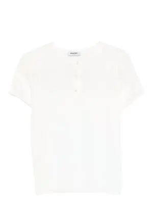 BASE Button T-shirt - White