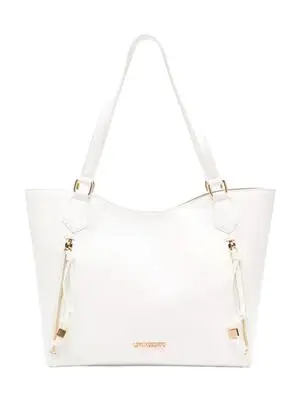Moschino Logo-plaque Tote Bag - White