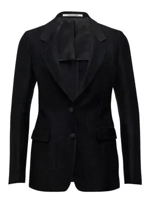 Tagliatore Single-Breasted Blazer Black