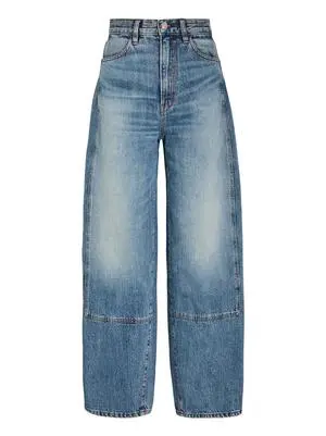 RÙADH The Rhone Wide-leg Jeans - Blue
