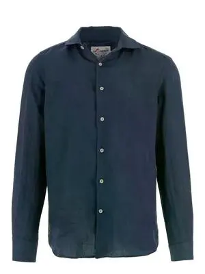 MC2 SAINT BARTH Pamplona Buttoned Shirt - Blue