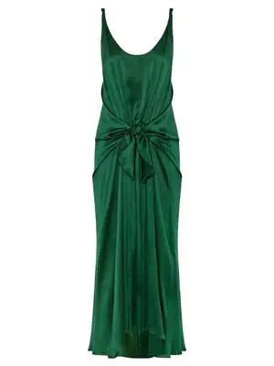 JW Anderson Scoop-neck Midi Dress - Green