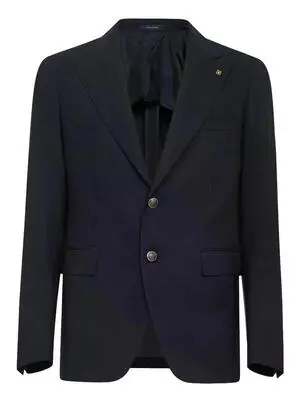 Tagliatore Single Breasted Blazer - Blue