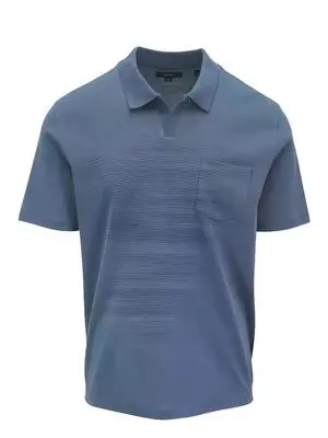 Vince Pocket Short-sleeve Polo Shirt - Blue