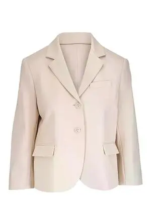 Dorothee Schumacher Button Blazer With Notched Lapel - Neutrals