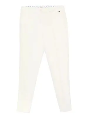 Liu Jo Logo-plaque Trousers - Neutrals
