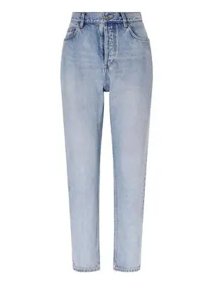 Saint Laurent High-rise Slim-leg Jeans - Blue