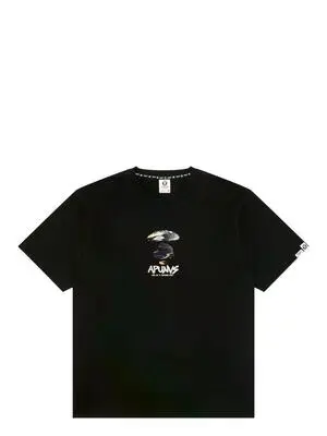 AAPE BY *A BATHING APE Printed T-shirt - Black