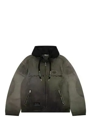 AAPE BY *A BATHING APE Hooded Cotton Jacket - Grey